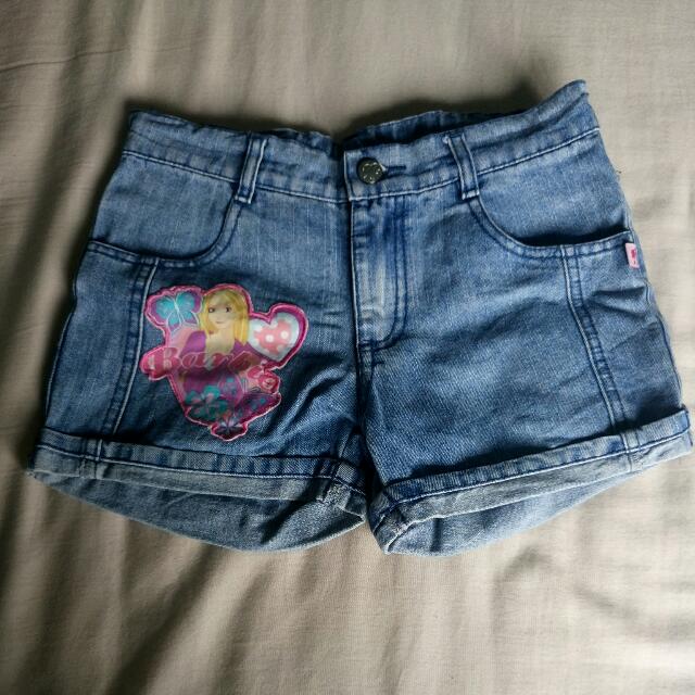 Barbie Shorts For Girls, Babies & Kids, Babies & Kids Fashion on Carousell
