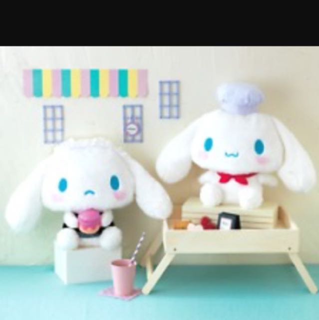 Cinnamoroll Cafe Chef Plush, Hobbies & Toys, Toys & Games on Carousell