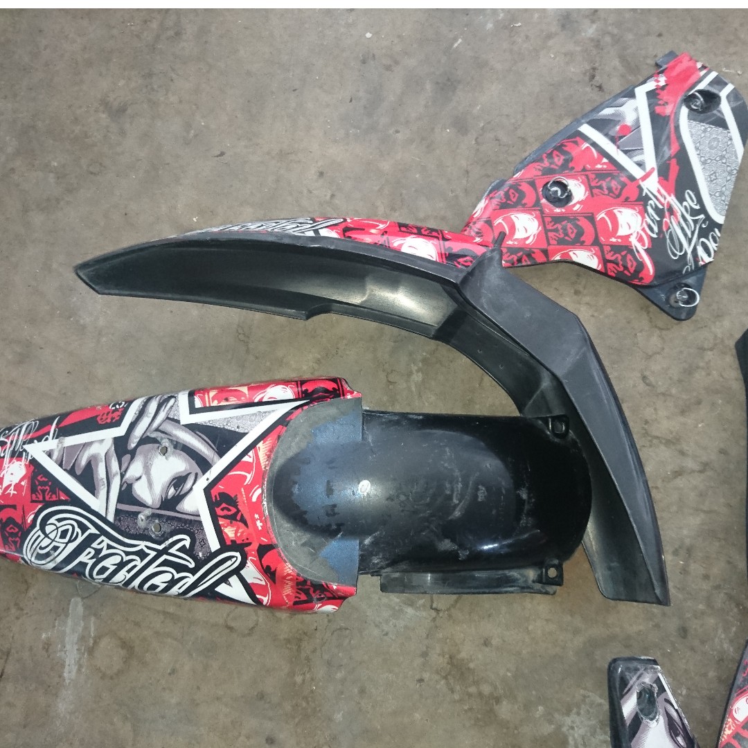 Dekit DRZ400SM : Body kit (Reserved), Car Accessories on Carousell