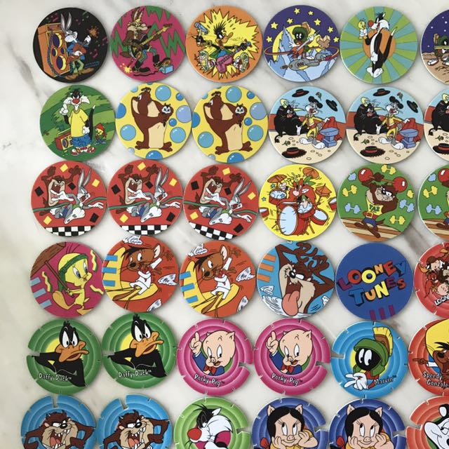 Frito-lay Looney Tunes Space Jam Flying Tazo Caps, Hobbies & Toys, Toys ...