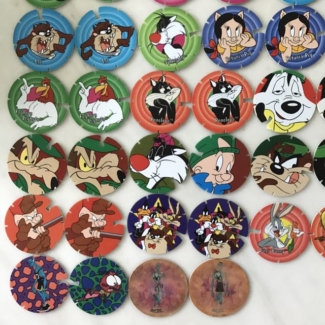 Frito-lay Looney Tunes Space Jam Flying Tazo Caps, Hobbies & Toys, Toys ...