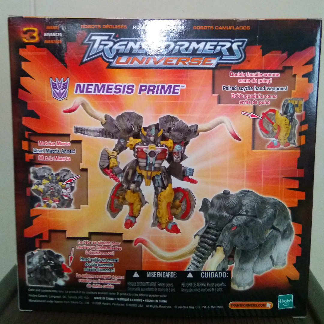 Hasbro Transformers Universe Nemesis Prime (Takara Transformers Beast ...