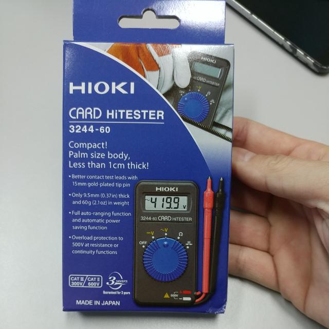 Hioki 3244-60 Pocket Size Multimeter, Health & Nutrition, Health ...