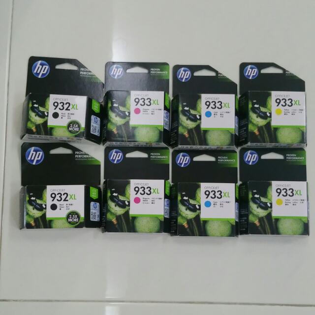 HP OFFICEJET printer Ink Set., Computers & Tech, Desktops on Carousell