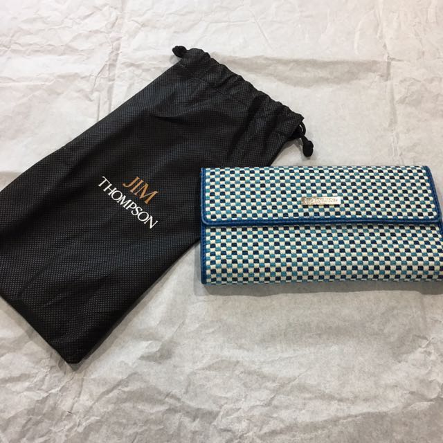 Jim Thompson Long Wallet, Luxury, Bags & Wallets on Carousell