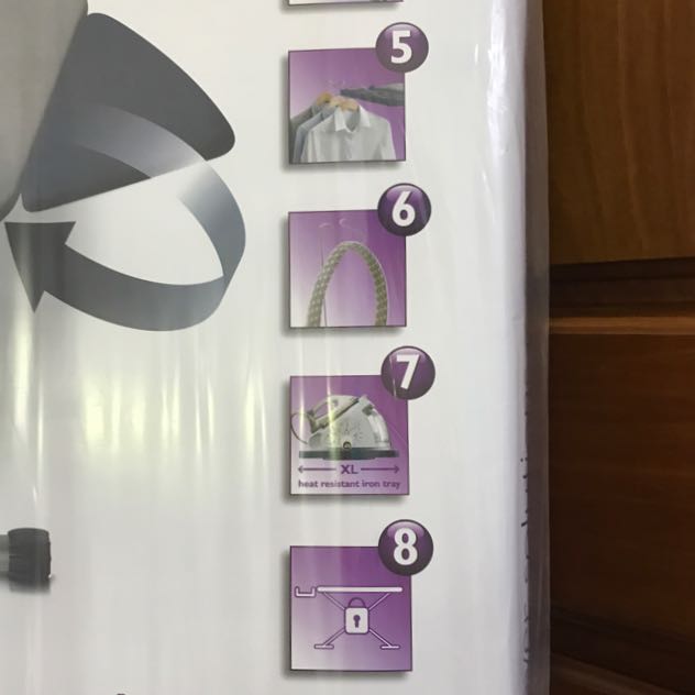 Philips Easy8 Ironing Board GC240/05, Furniture & Home Living ...