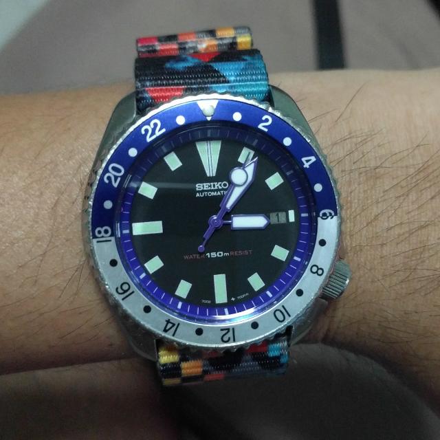 Seiko 7002 Mod Diver Watch, Men's Fashion, Watches & Accessories ...