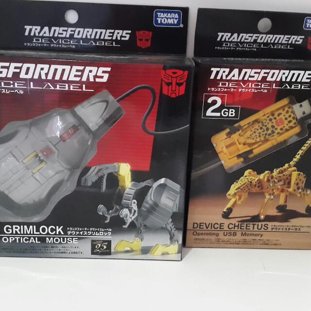 Transformers device label grimlock & cheetus set, Hobbies & Toys, Toys ...