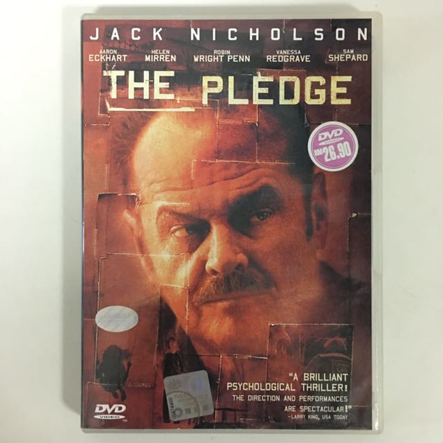 THE PLEDGE DVD - Jack Nicholson, Hobbies & Toys, Music & Media, CDs ...