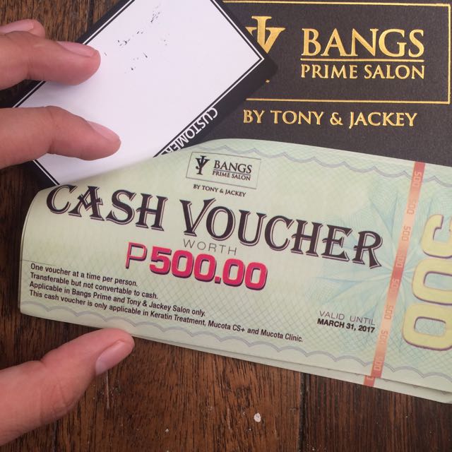 Bang Prime Salon By Tony And Jackey, Tickets & Vouchers, Store Credits ...