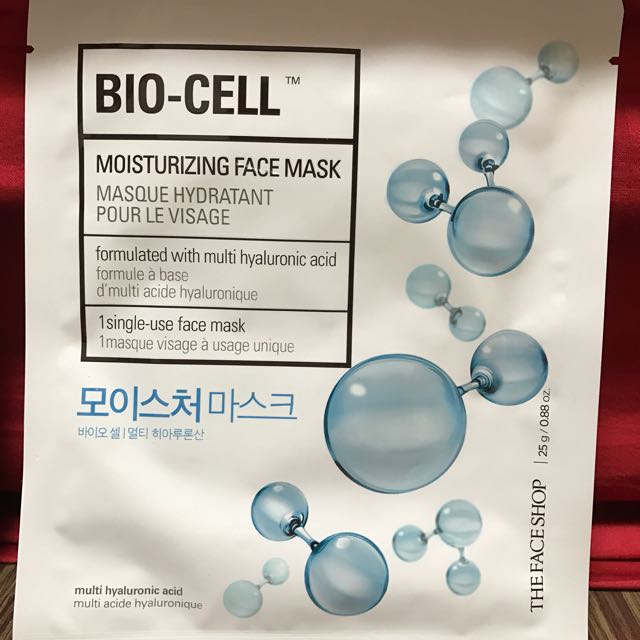 The Face Shop Bio-cell Mask, Beauty & Personal Care, Bath & Body, Body ...