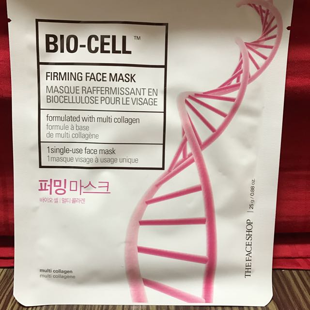 The Face Shop Bio-cell Mask, Beauty & Personal Care, Bath & Body, Body Care on Carousell