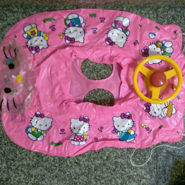 Hello Kitty Baby Walker Tube Float Ring Swimming Pool, Hobbies & Toys ...