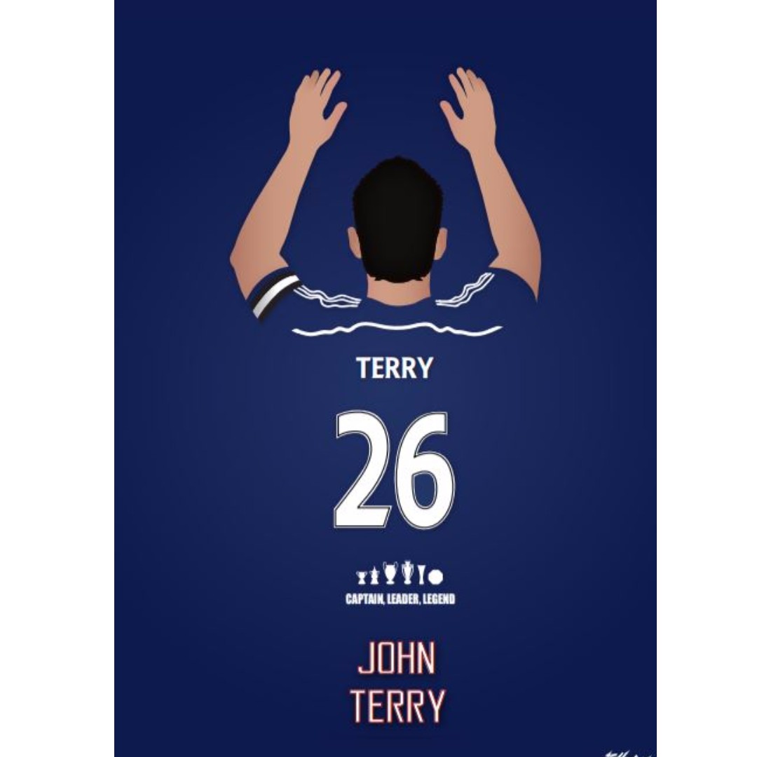 John Terry Poster, Furniture, Home Decor on Carousell