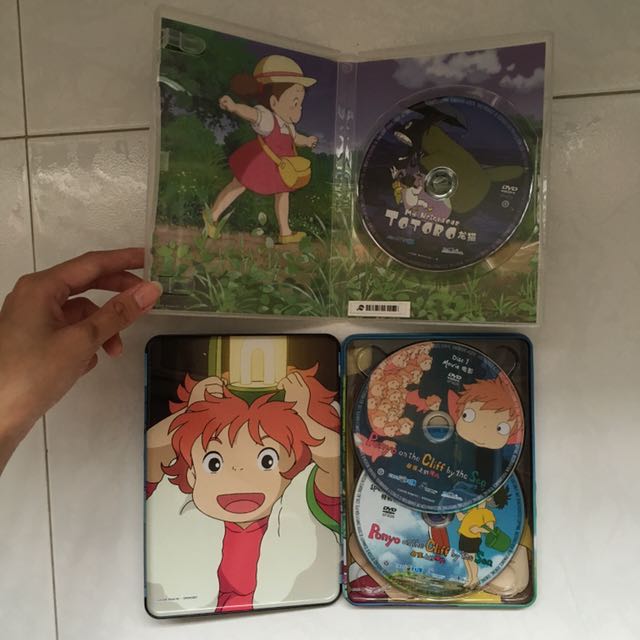 Ponyo DVD + My Neighbour Totoro DVD, Hobbies & Toys, Music & Media, CDs ...