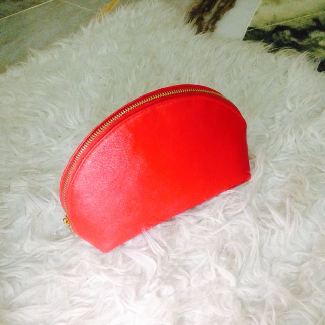 Red Pouch, Women's Fashion, Bags & Wallets, Purses & Pouches on Carousell