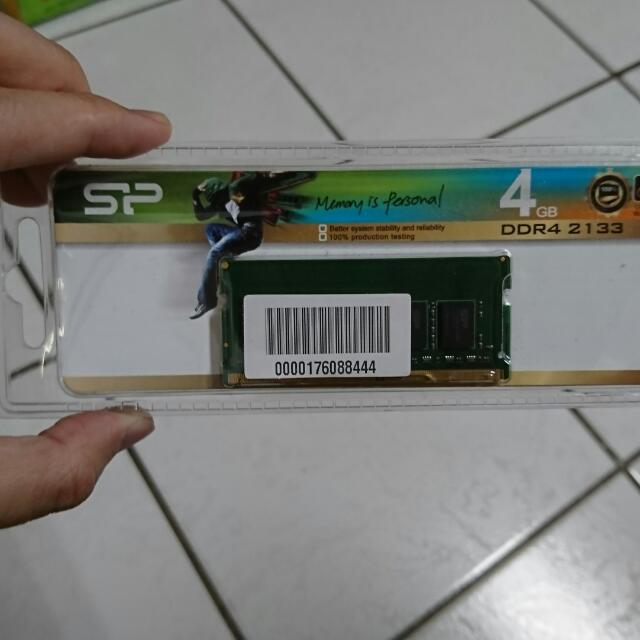 全新 SP廣穎 DDR4 2133 SO-DIMM 4G 筆記型記憶體, 電腦及科技產品, 電腦周邊產品, 硬碟及儲存裝置在旋轉拍賣