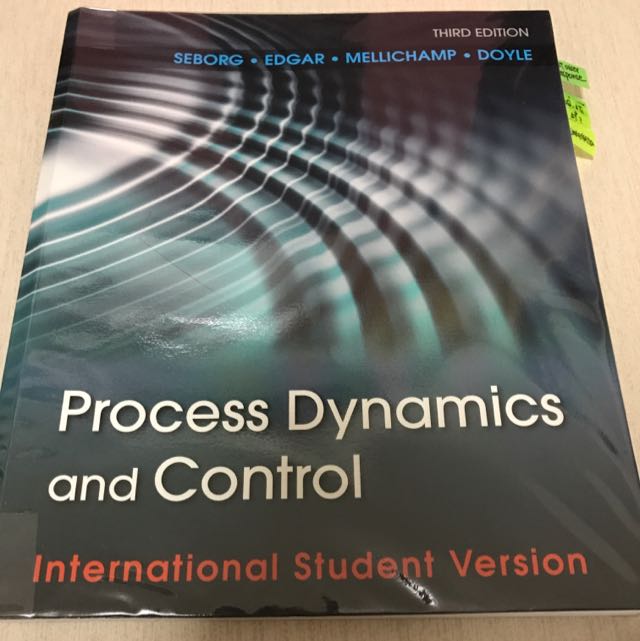CN3121 Process Dynamics And Control, Hobbies & Toys, Books & Magazines ...