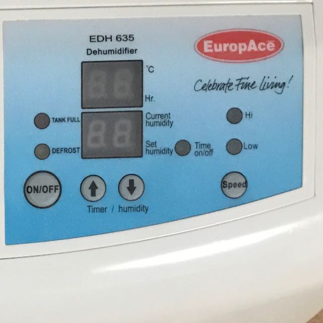 Europace dehumidifier EDH 635, TV & Home Appliances, Air Conditioners ...