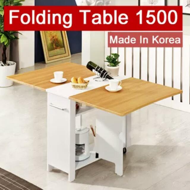 Korean Folding Table, Furniture & Home Living, Furniture, Tables & Sets ...