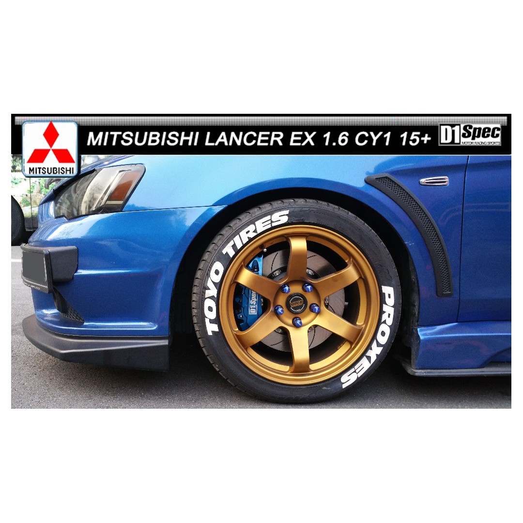 MITSUBISHI LANCER EX 1.6 CY1 AT 2015+ - D1 SPEC 4 POT BIG BRAKE KIT ...