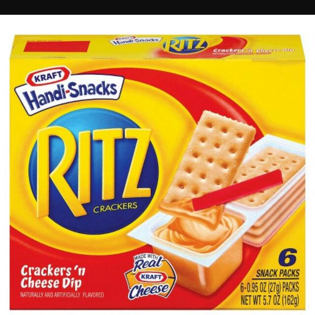 Nabisco Handi Snacks With Real Cheese Dip, Food & Drinks, Packaged ...