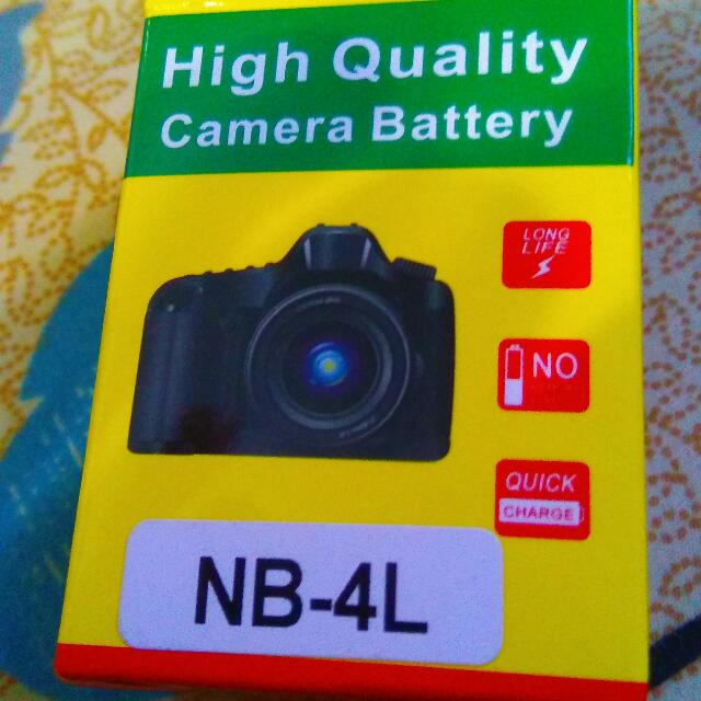 NB-4L New 1400 mAh Battery , Photography, Photography Accessories ...