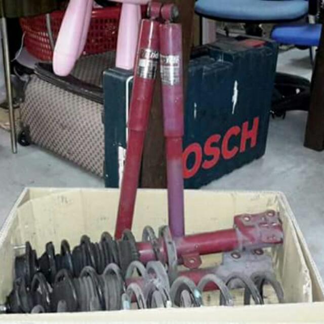 PRORIDE Front and rear heavy duty absorber for Perodua Alza with ...