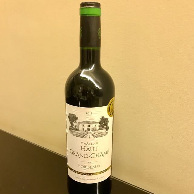 Red Wine - Chateau Haut Grand-Champ Bordeaux 2014, Everything Else on ...