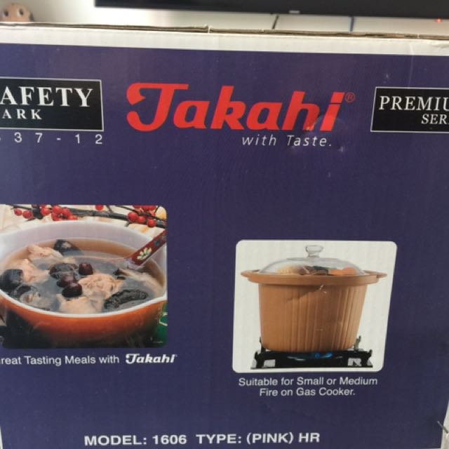 Takahi Electric Crockery Pot, TV & Home Appliances, Kitchen Appliances ...