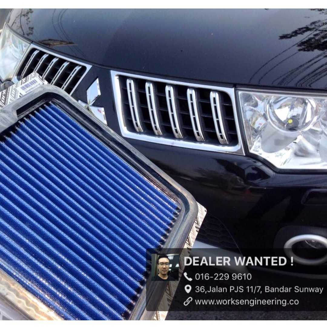WORKS ENGINEERING AIR FILTER MITSUBISHI TRITON (MAIN DISTRIBUTOR), Auto ...