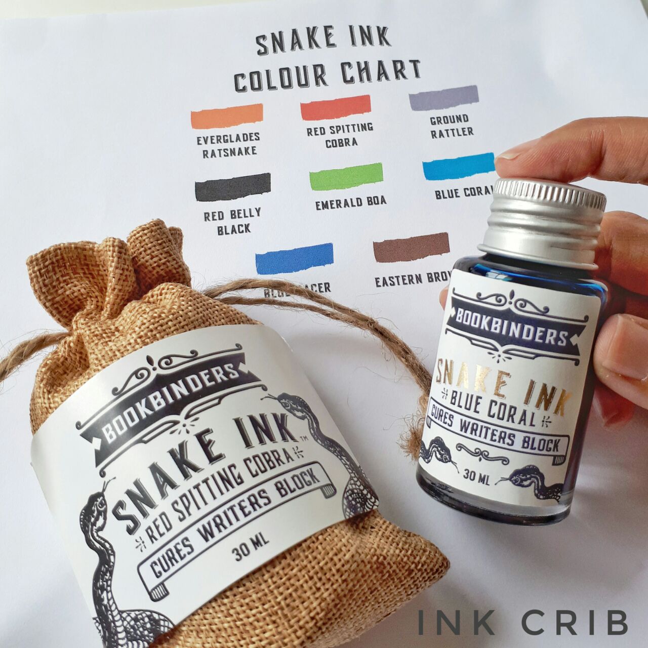 Bookbinders Snake Ink Sample Set (2ml/5ml), Hobbies & Toys, Stationery ...