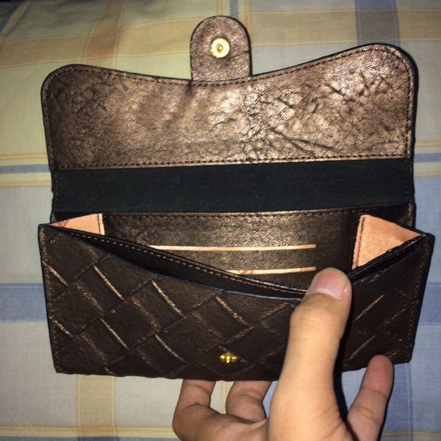 Bronze Handy Wallet, Women's Fashion, Bags & Wallets, Wallets & Card ...