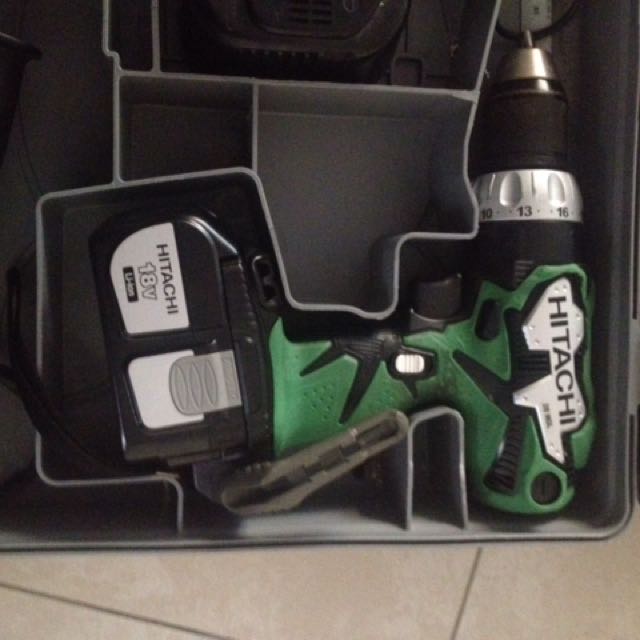 Hitachi 18v Cordless Drill, Furniture & Home Living, Bathroom & Kitchen ...