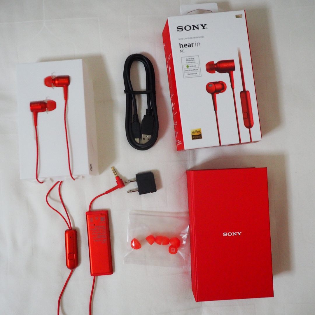 Sony MDR-EX750NA RED, Audio, Headphones & Headsets on Carousell