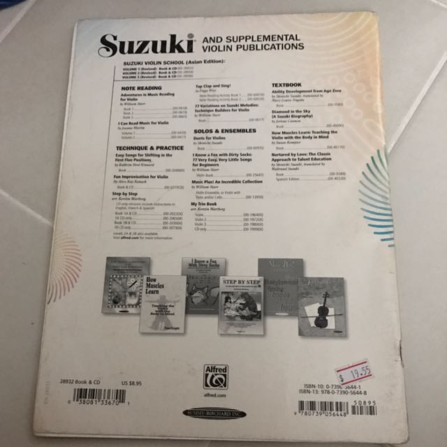 Suzuki Violin Book 1, Hobbies & Toys, Books & Magazines, Children's ...