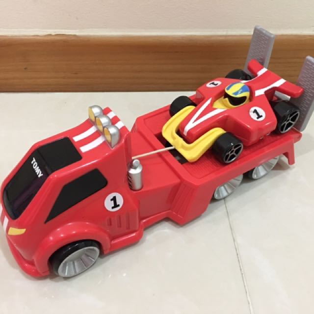 TOMY Toys Tow N Go Racer, Hobbies & Toys, Toys & Games on Carousell