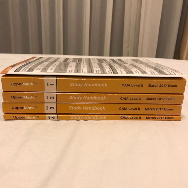 CAIA Upper Mark Level 2 Third Party Books & Formula Sheet, Hobbies ...