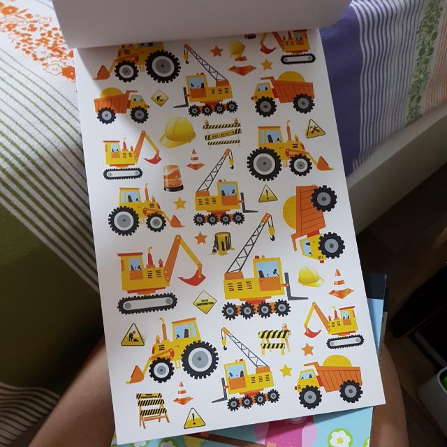 Construction Sticker Book, Hobbies & Toys, Stationery & Craft ...