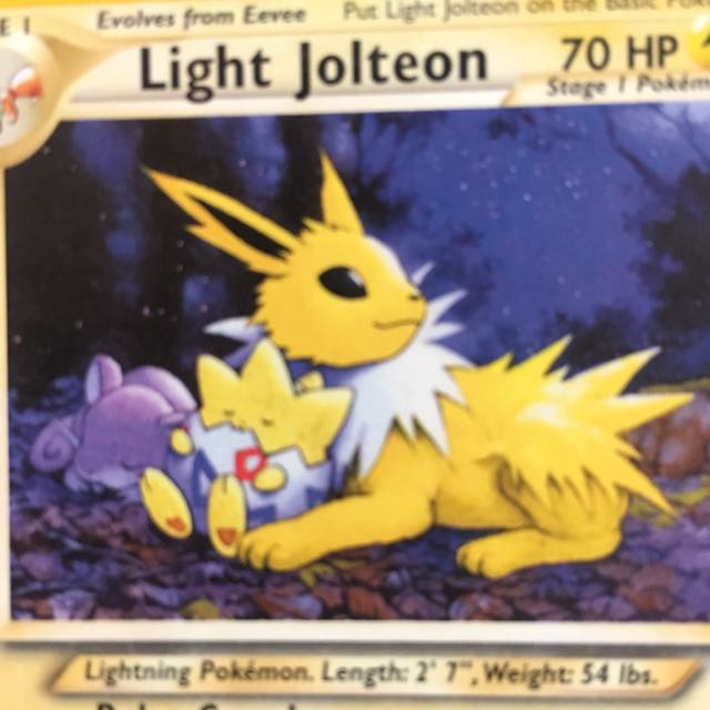 Light Eevee Set - Vaporeon, Jolteon & Flareon (Neo Destiny), Hobbies ...