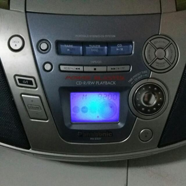 Panasonic Portable Stereo CD System, Audio, Portable Music Players on ...