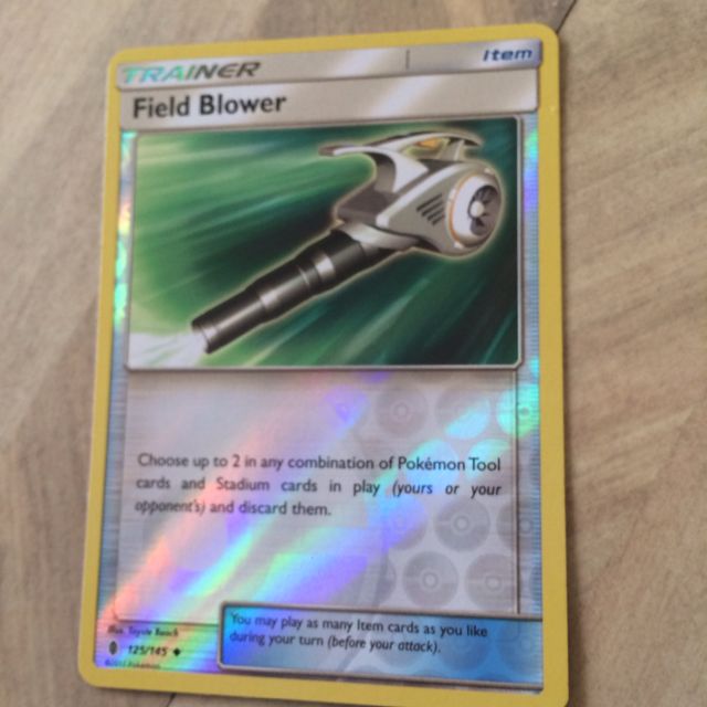 Pokemon Sun And Mood Guardians Rising Field Blower 125/145 Foil ...