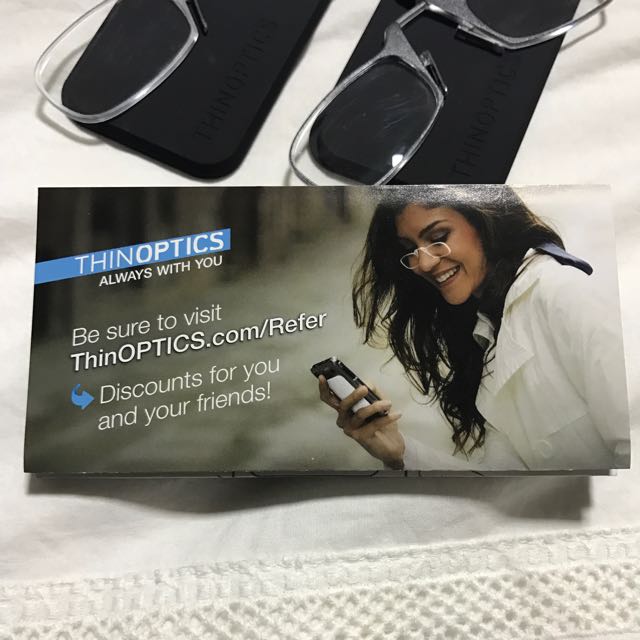 ThinOptics Reading Glasses, Beauty & Personal Care, Face, Face Care on ...