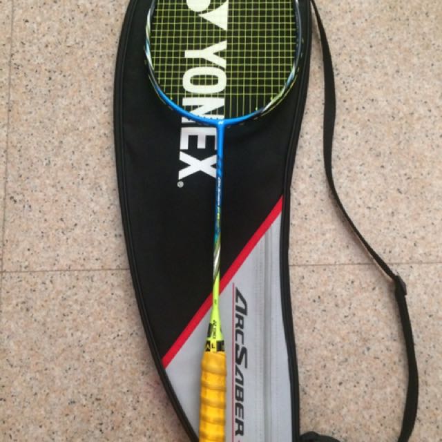 Yonex arcsaber flashboost, Sports Equipment, Sports & Games, Racket ...