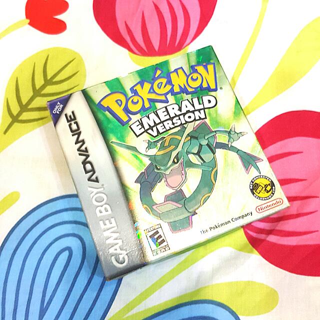 AUTHENTIC POKEMON EMERALD VERSION GAMEBOY GAMES , Video Gaming, Video ...