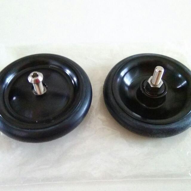 Brompton Retro Ezy Wheels X2 With 5mm X 30mm Titanium Bolt & Nut., Sports Equipment, Bicycles ...