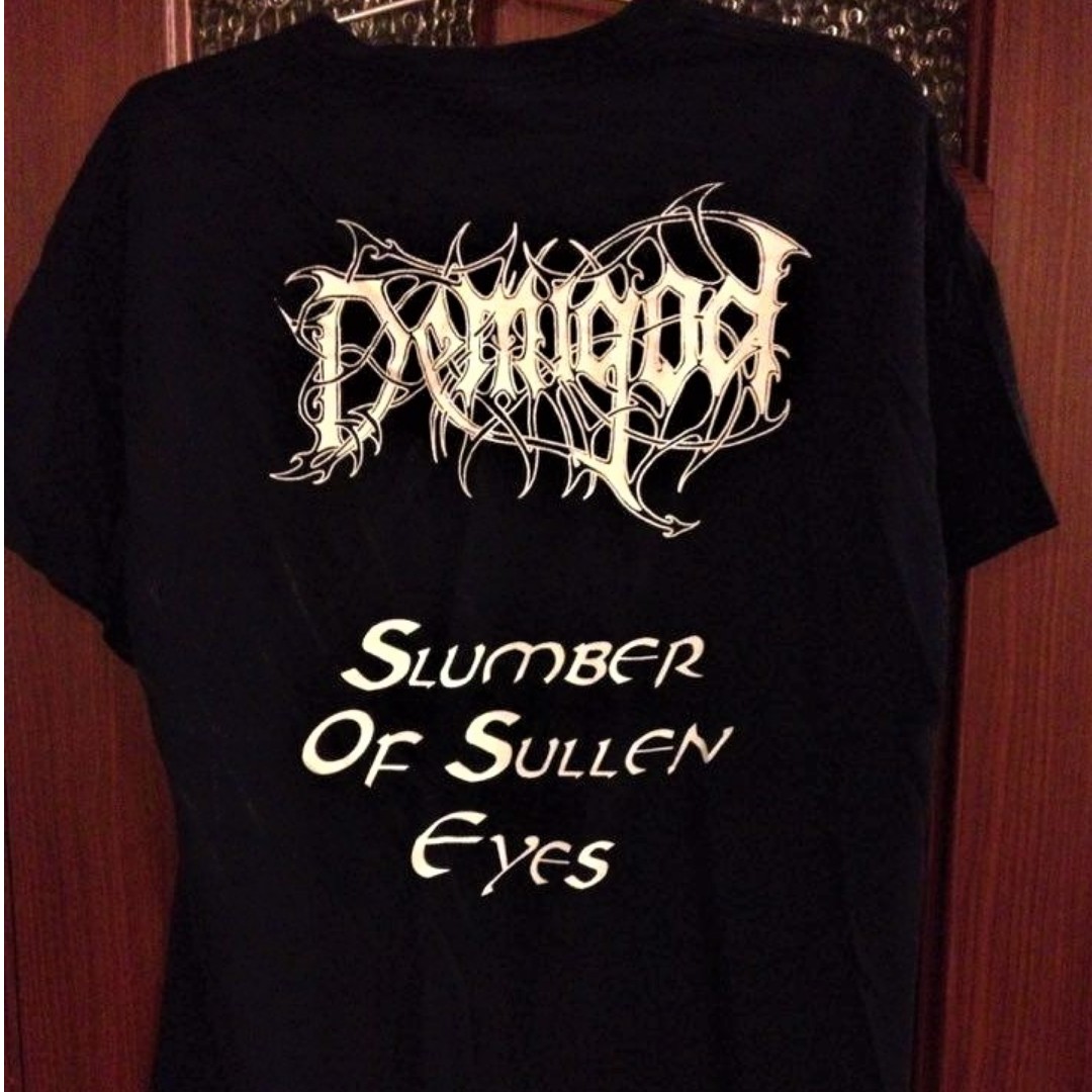 DEMIGOD "Slumber of Sullen Eyes" T-SHIRT (SIZE US L), Men's Fashion ...