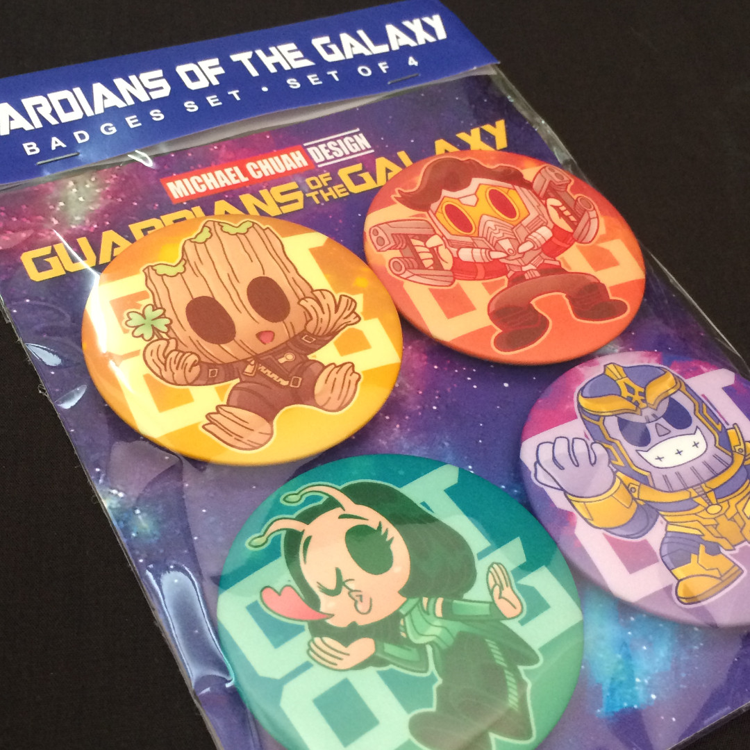 Guardians Of The Galaxy Badges Set 2, Hobbies & Toys, Stationery ...
