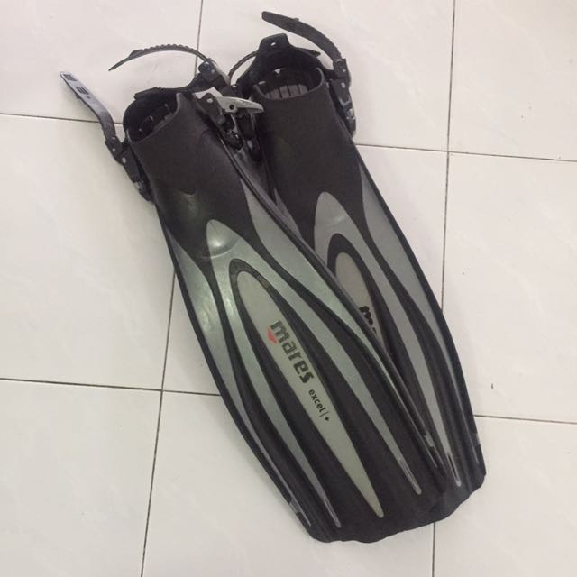 Mares Excel + Fins, Sports Equipment, Sports & Games, Water Sports on ...