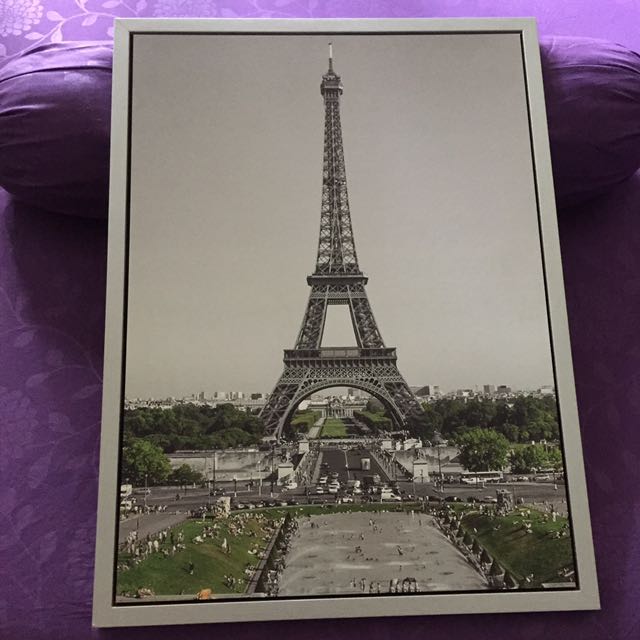 Picture Frame Eiffel Tower, Furniture & Home Living, Home Decor, Frames ...